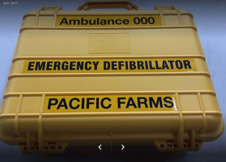 Water and Dust Resistant Defibrillator Case - with Custom Labelling